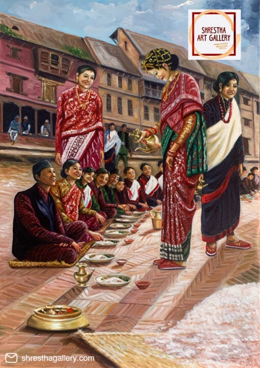 Newari Wedding Series - Shrestha Art Gallery